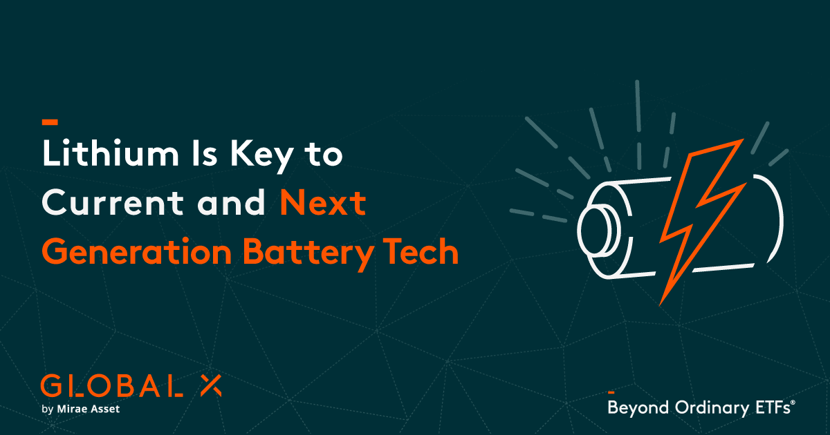 Lithium Is Key to Current and Next Generation Battery Tech